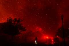 Map compares 2020 Glass Fire with 2017 Tubbs Fire