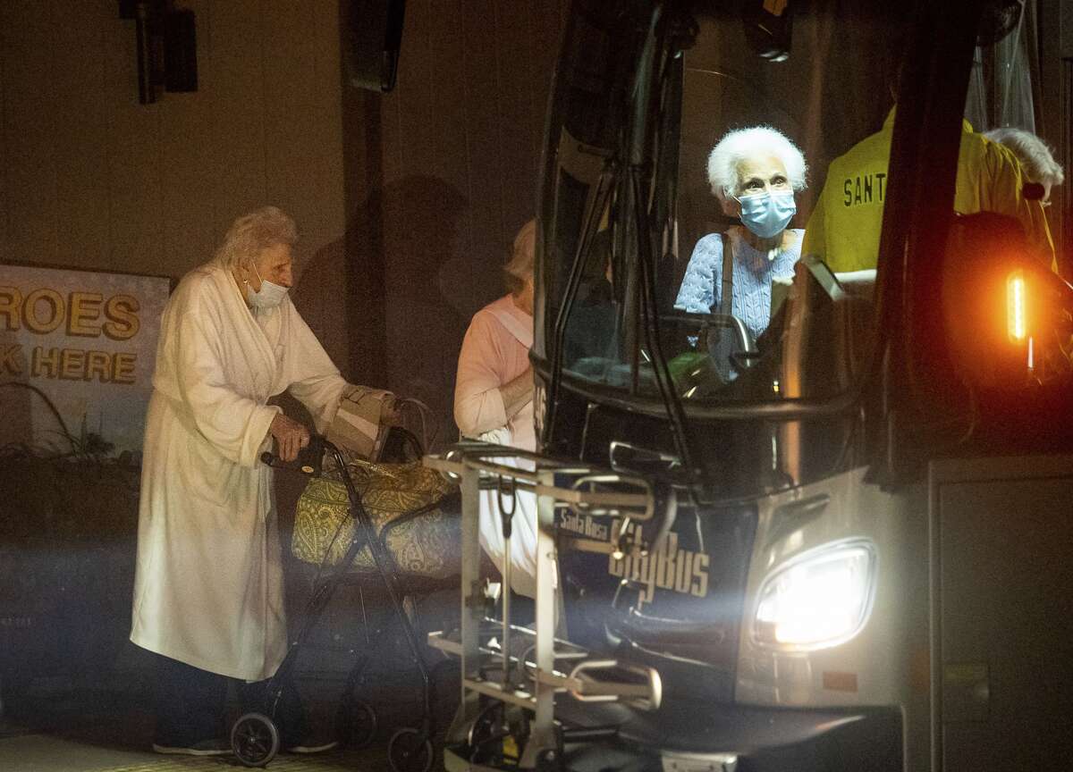 Map compares 2020 Glass Fire with 2017 Tubbs Fire