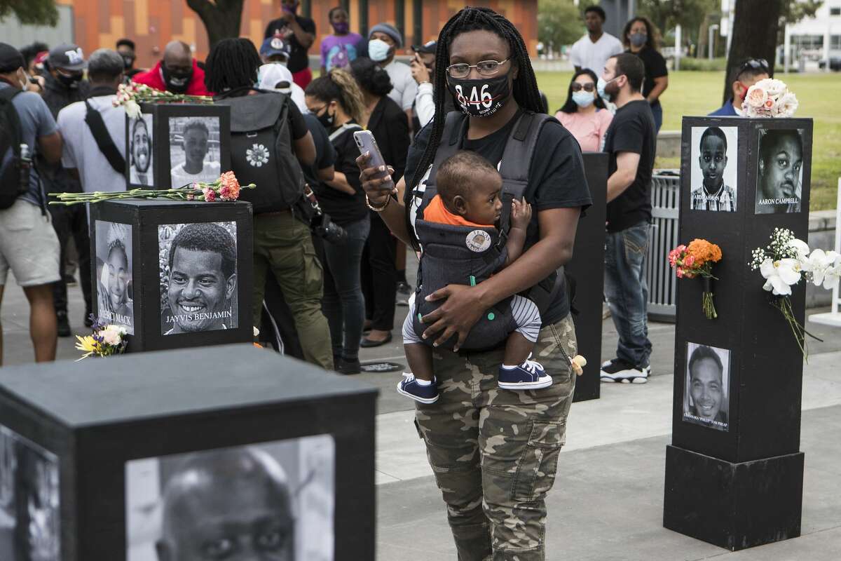 Say Their Names Memorial on display for 2 weeks in Houston's ...