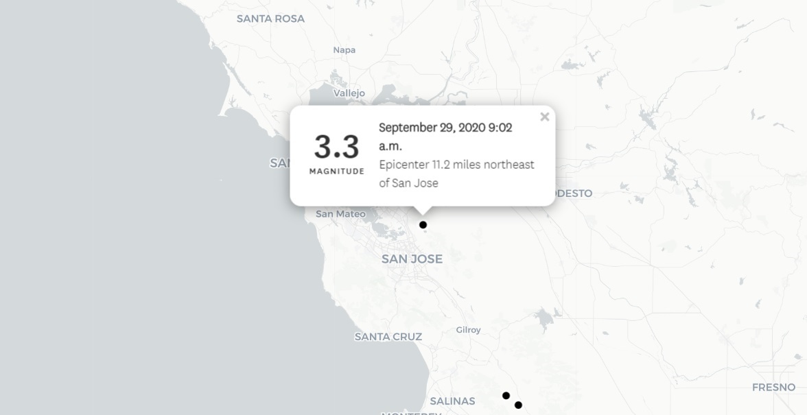 Swarm of small earthquakes rattles Bay Area