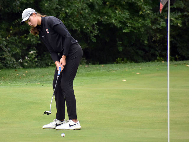 GIRLS GOLF: Johnson recovers to win SWC title