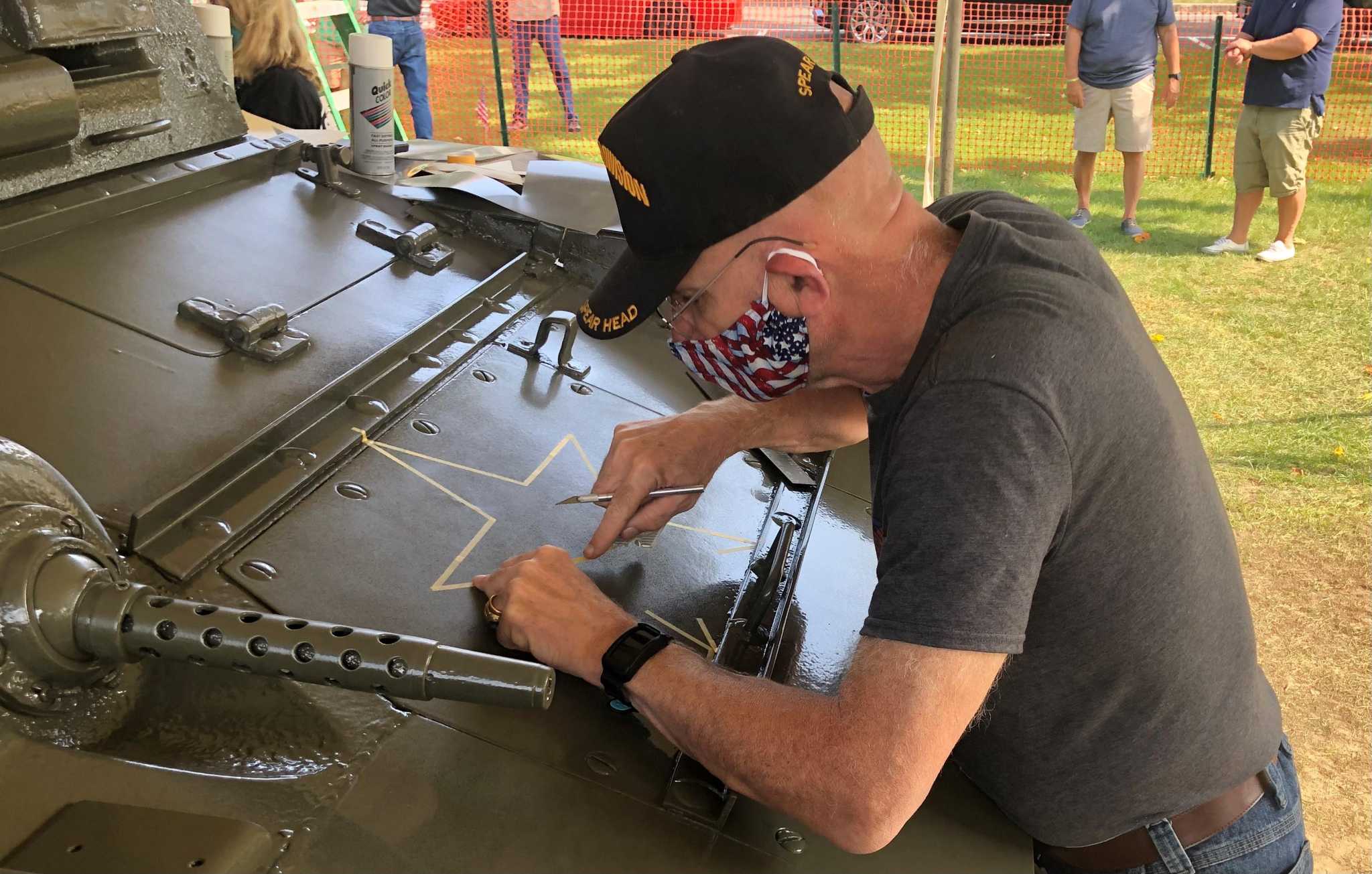 ‘It looks absolutely stunning’: New Milford rededicates historic tank ...