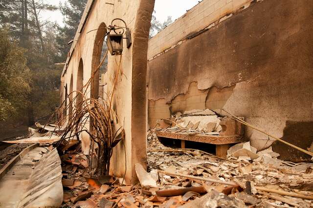 Devastating photos show extent of fire damage at Napa Valley wineries