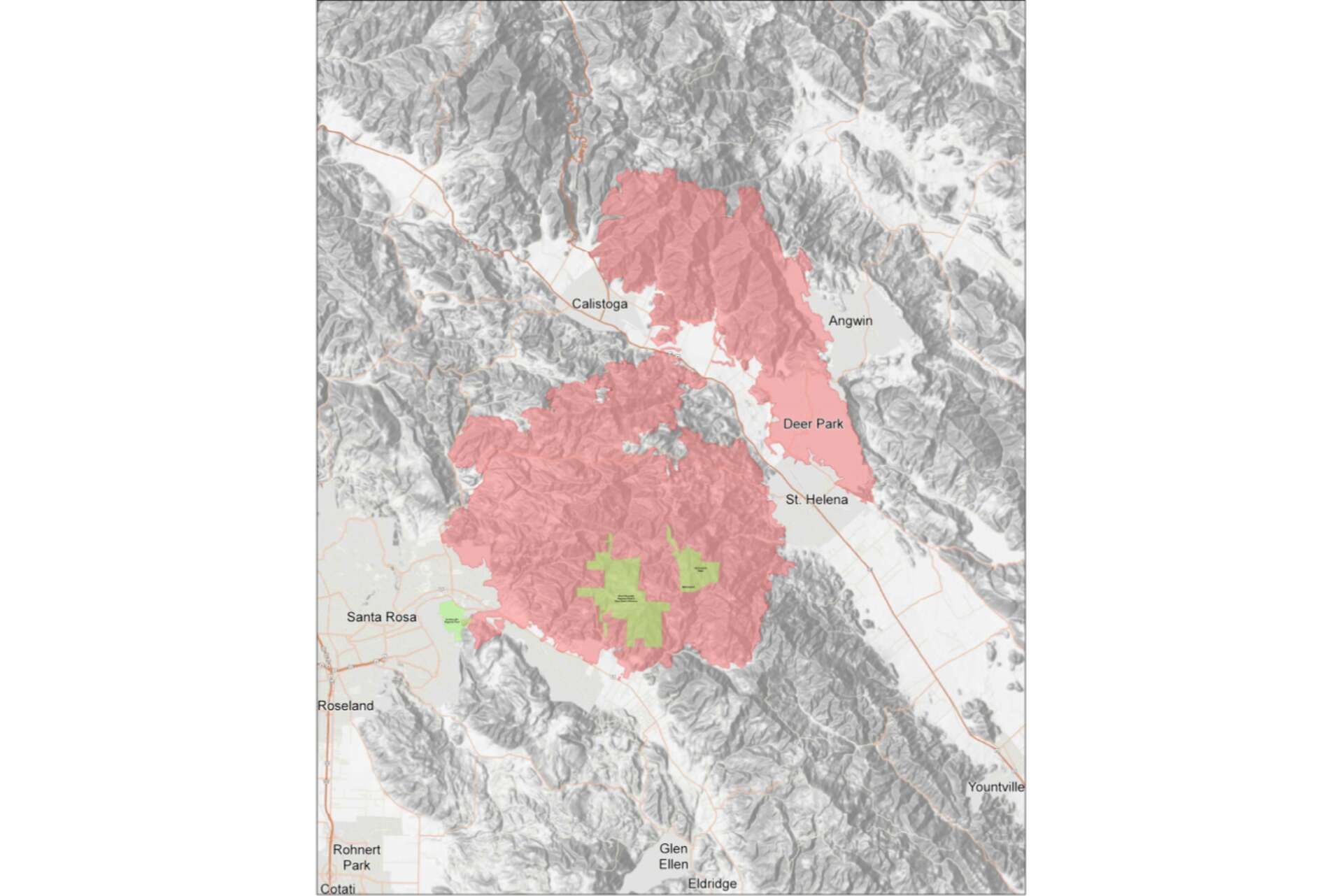 Cal Fire releases new perimeter map of Glass Fire