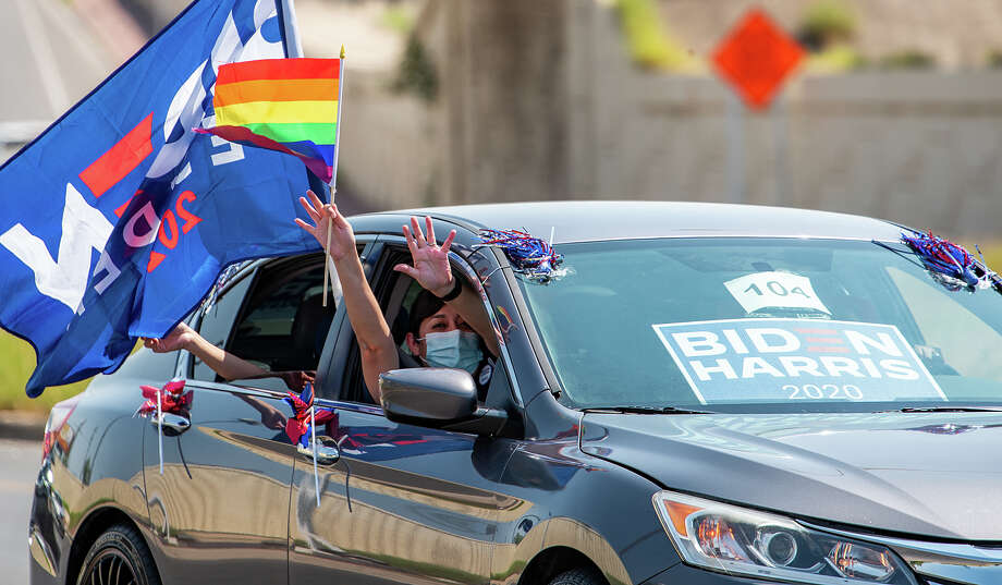 Photos: Biden supporters parade through Laredo - Laredo Morning Times