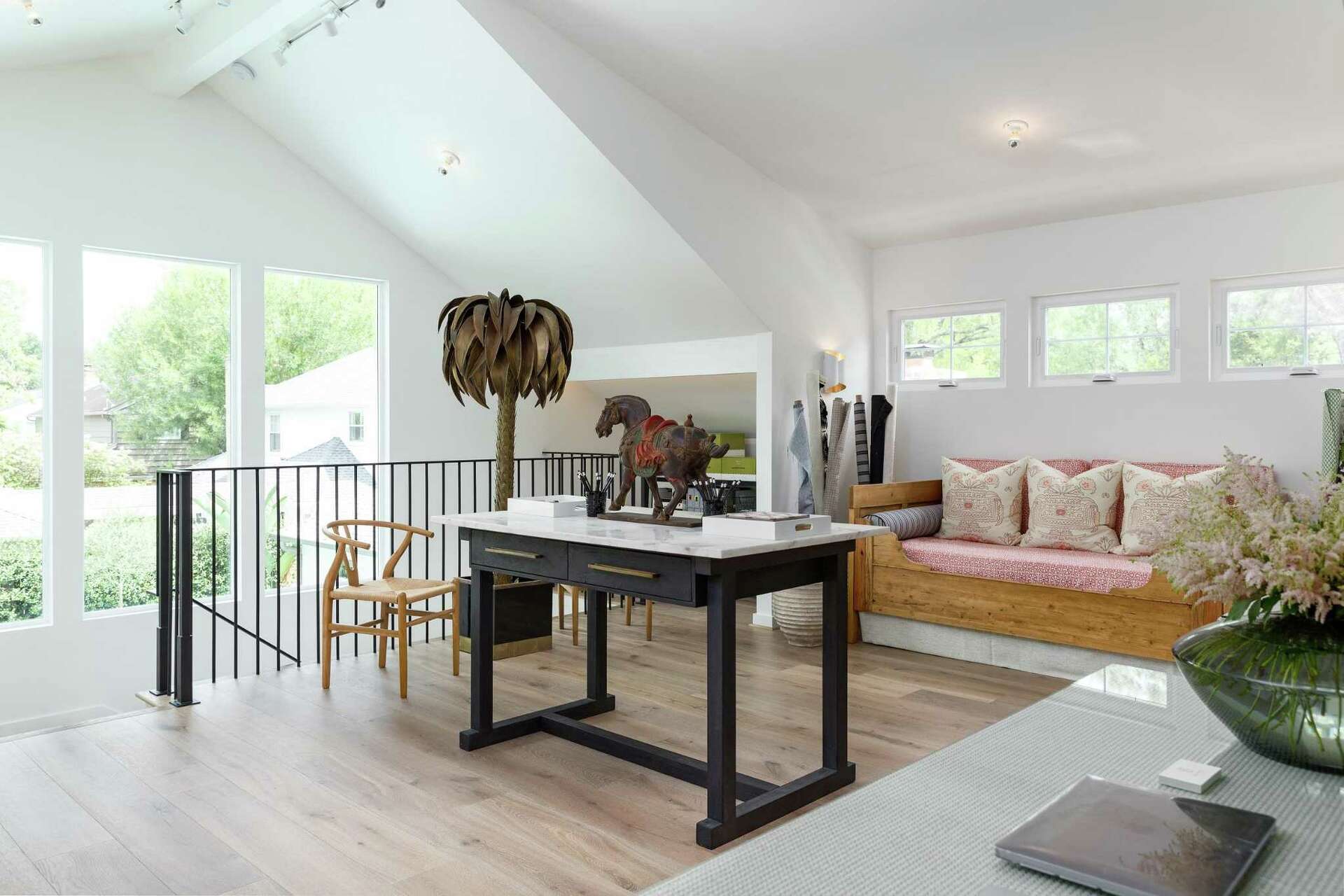 Houston designer builds office above his garage for our new normal