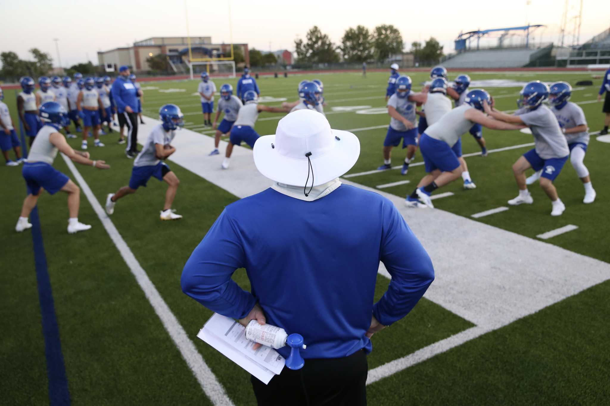 Fall football workouts finally begin for three area districts