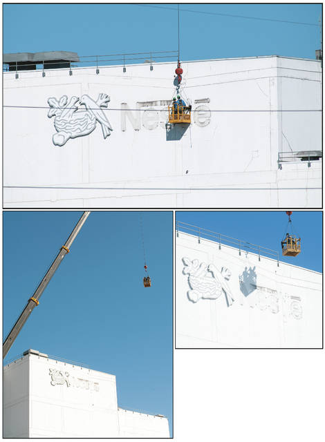 A sign from above: Nestle marker gets makeover
