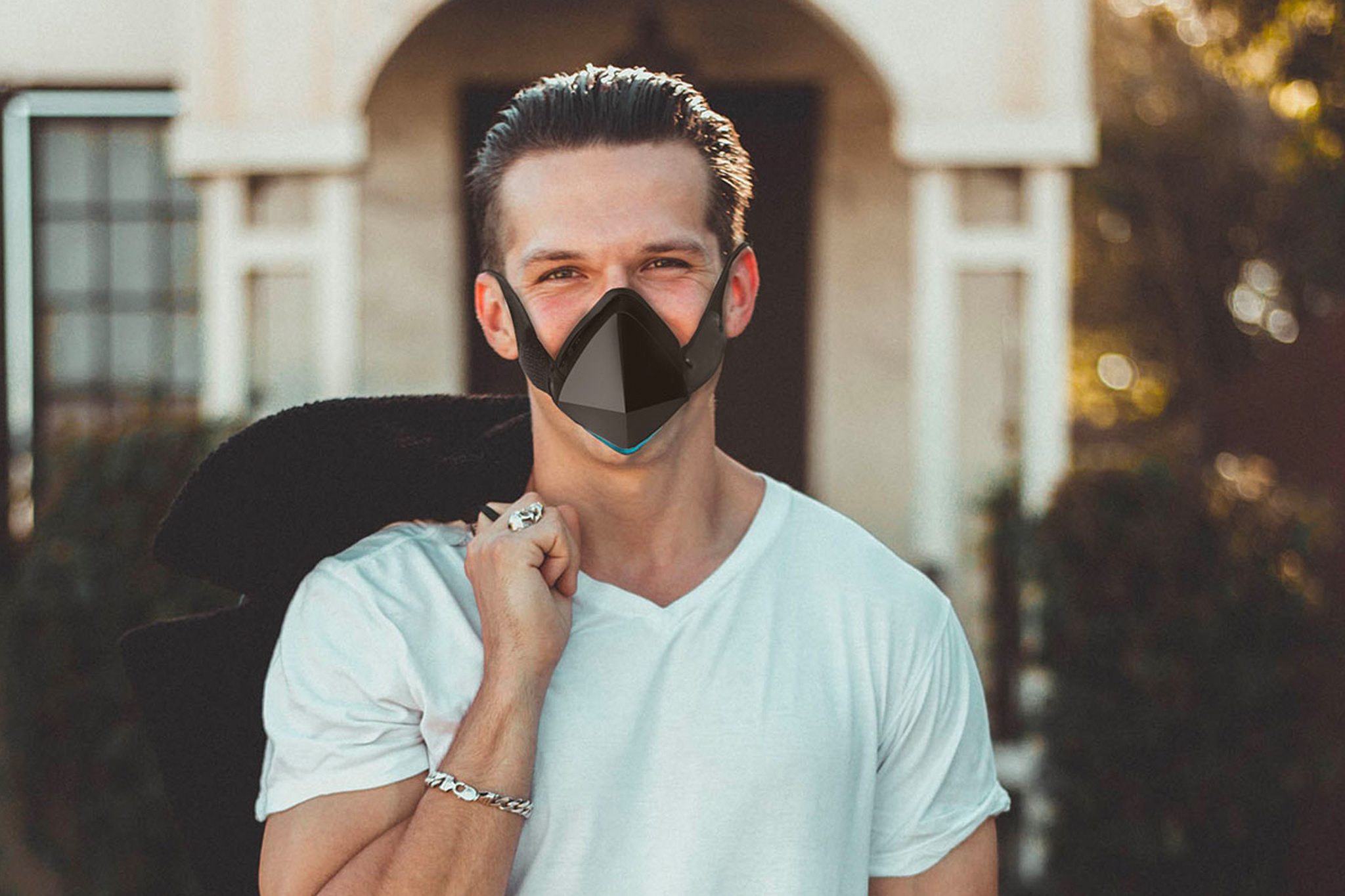 Breathe cleaner air despite wild fires and COVID-19 with this electric mask