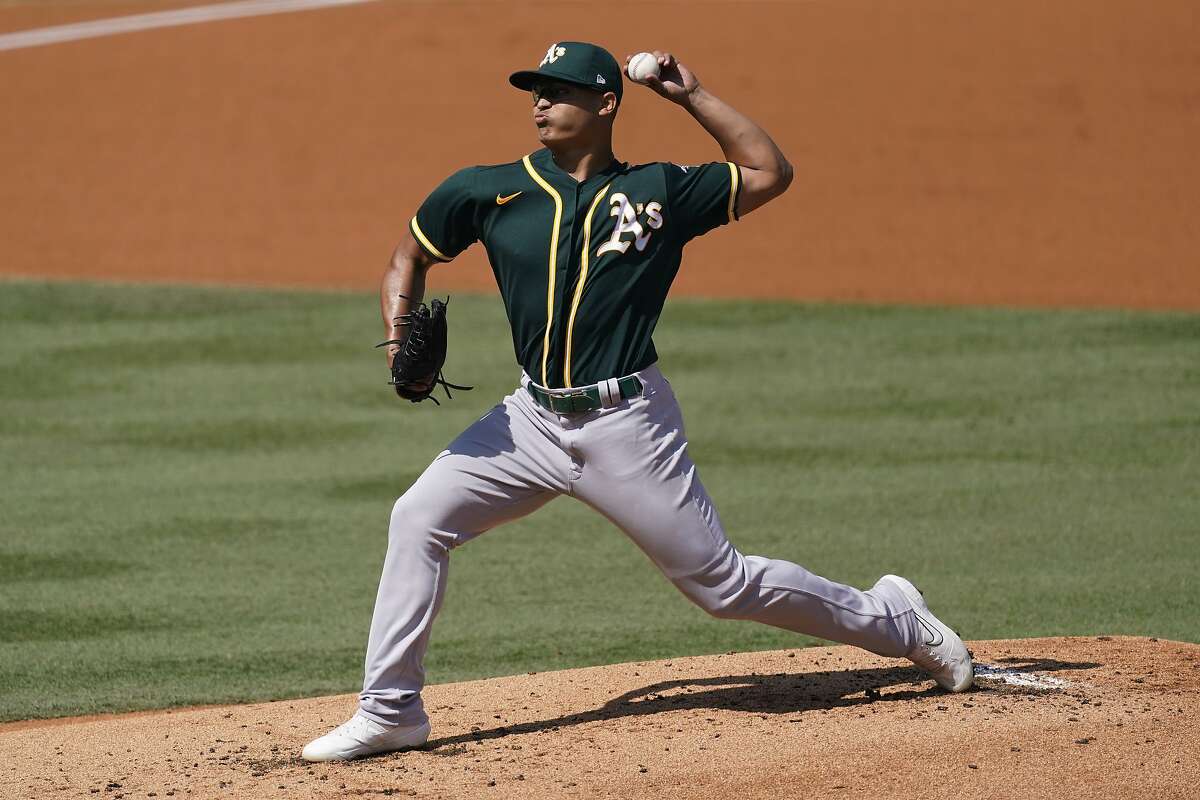 Chad Pinder, sac flies keep A’s alive in ALDS; Liam Hendriks works 3 ...