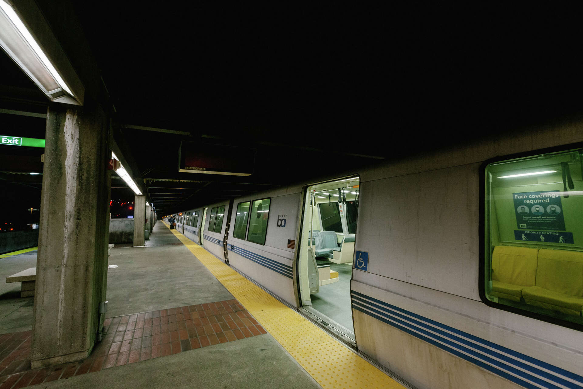 Bart distributing short stories for free at 3 stations