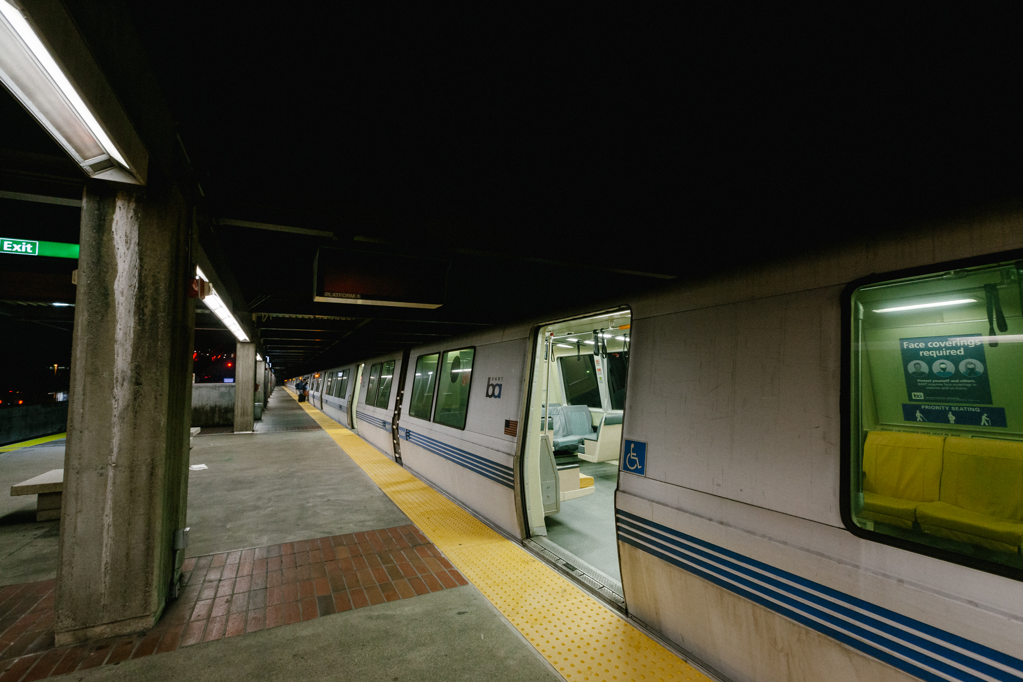 Bart distributing short stories for free at 3 stations