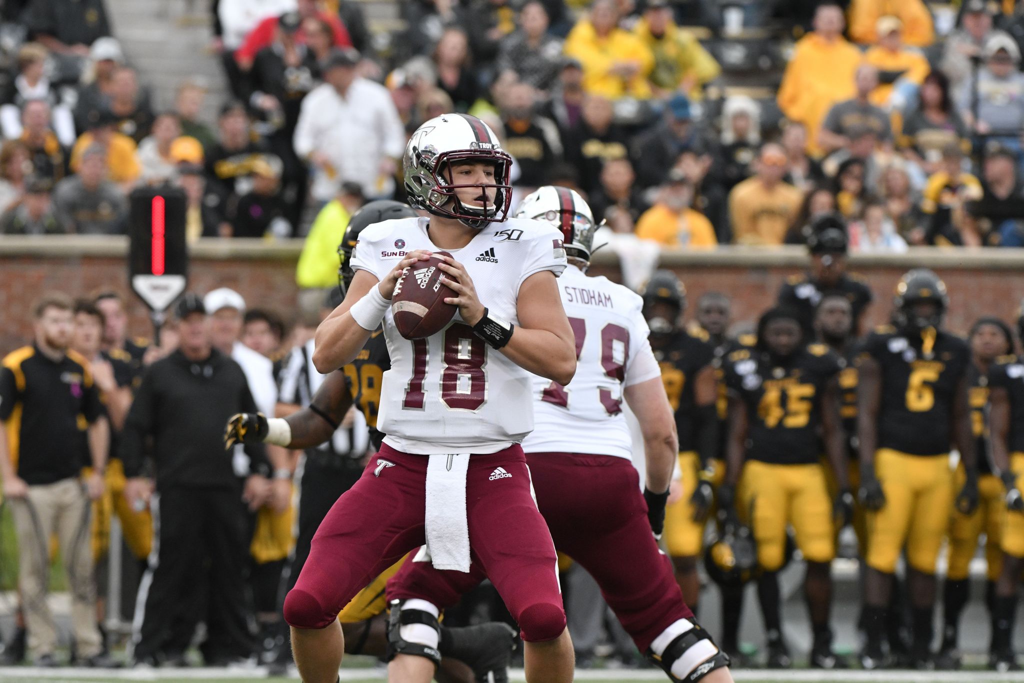 Gunnar Watson's 4 TD passes sends Troy past Texas State