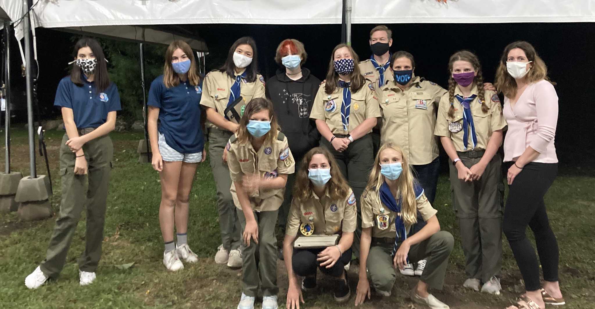 Appalachian Trail hiker inspires Darien Scouts