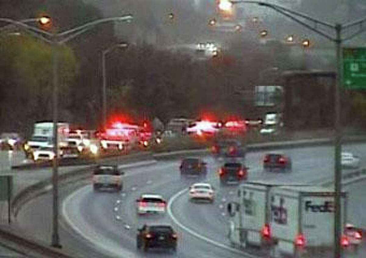 I-84 in Danbury reopens after tractor-trailer rollover