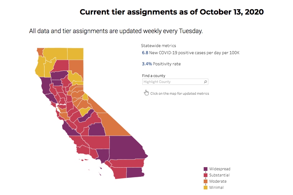 2 more Bay Area counties jump from red to orange tier in COVID-19 ...