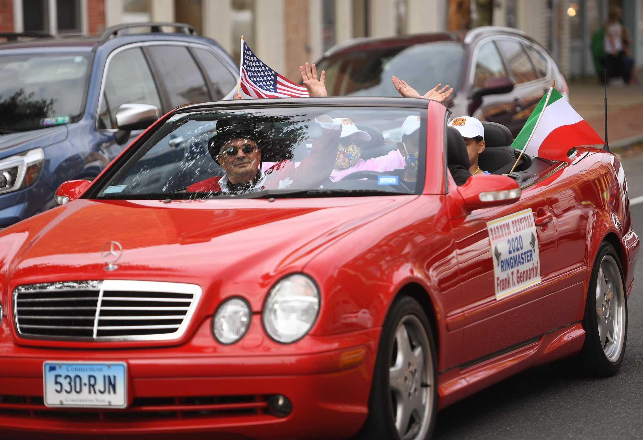 Shelton plays host to modified Columbus Day parade