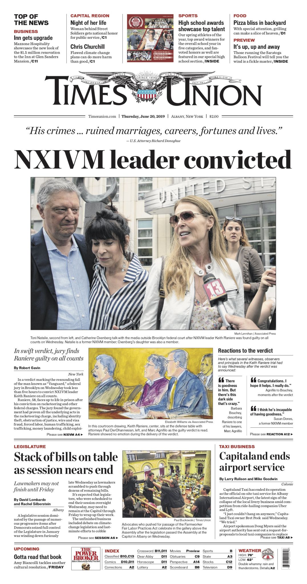Listen: A look back at the NXIVM saga in 2020