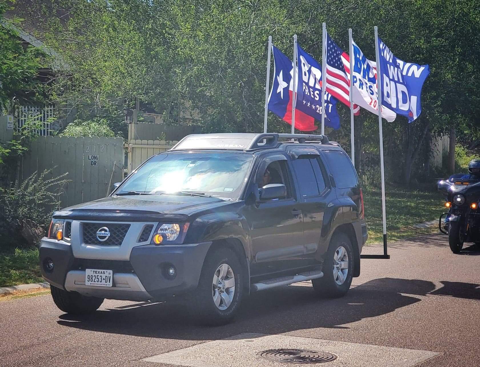Webb County Democrats go to Zapata for Biden parade