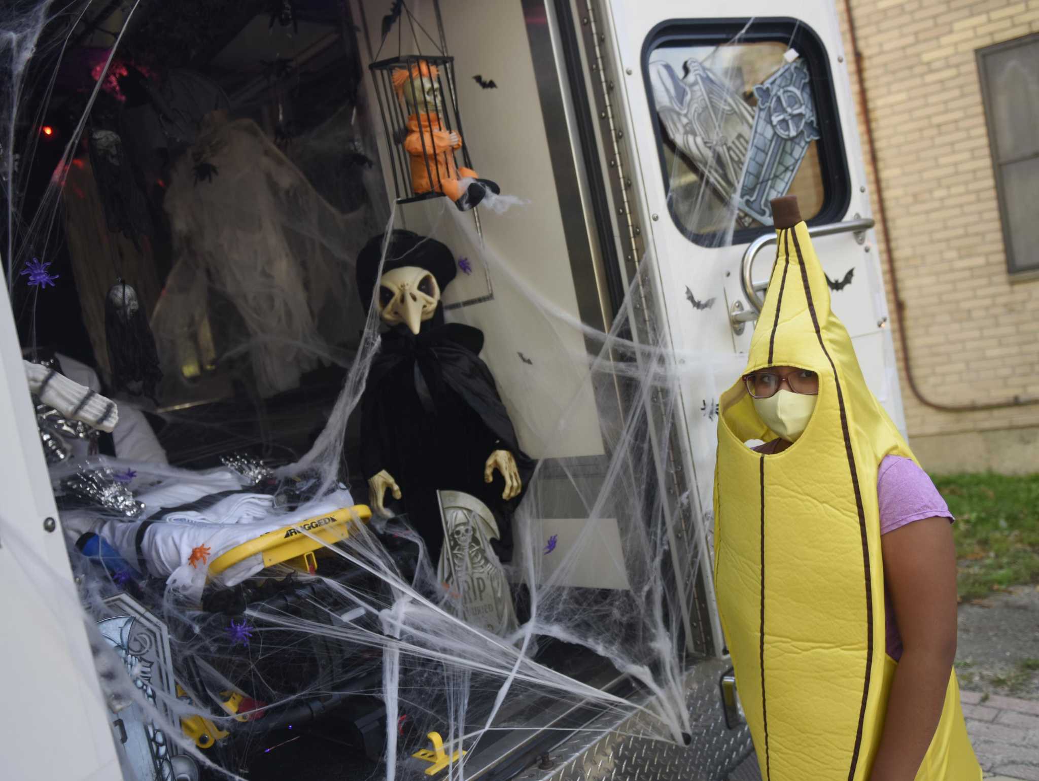 In photos: Spooky ambulance traveled around Greenwich spreading ...