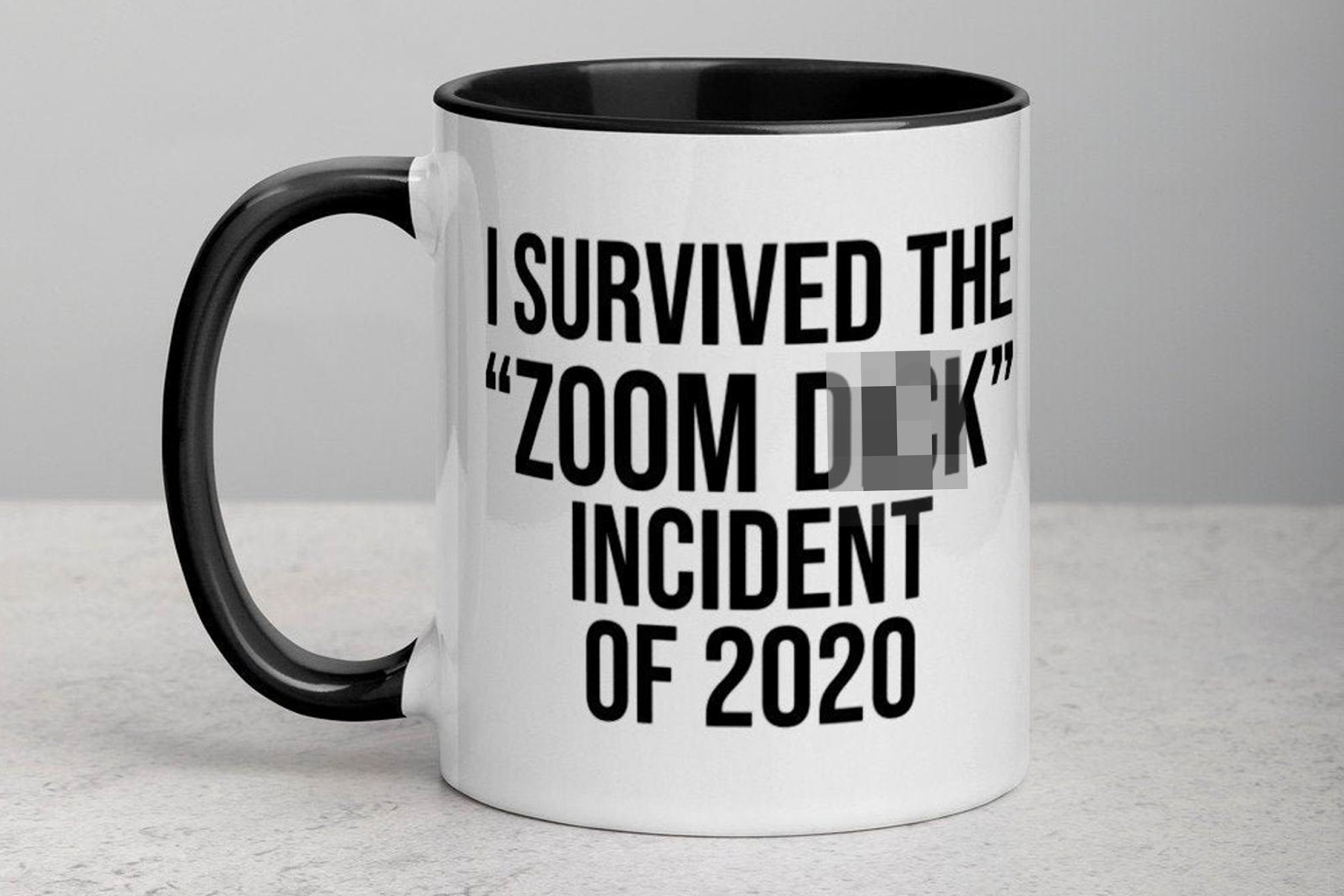 The Jeffrey Toobin 'Zoom Incident' mug is peak 2020 coffee mug