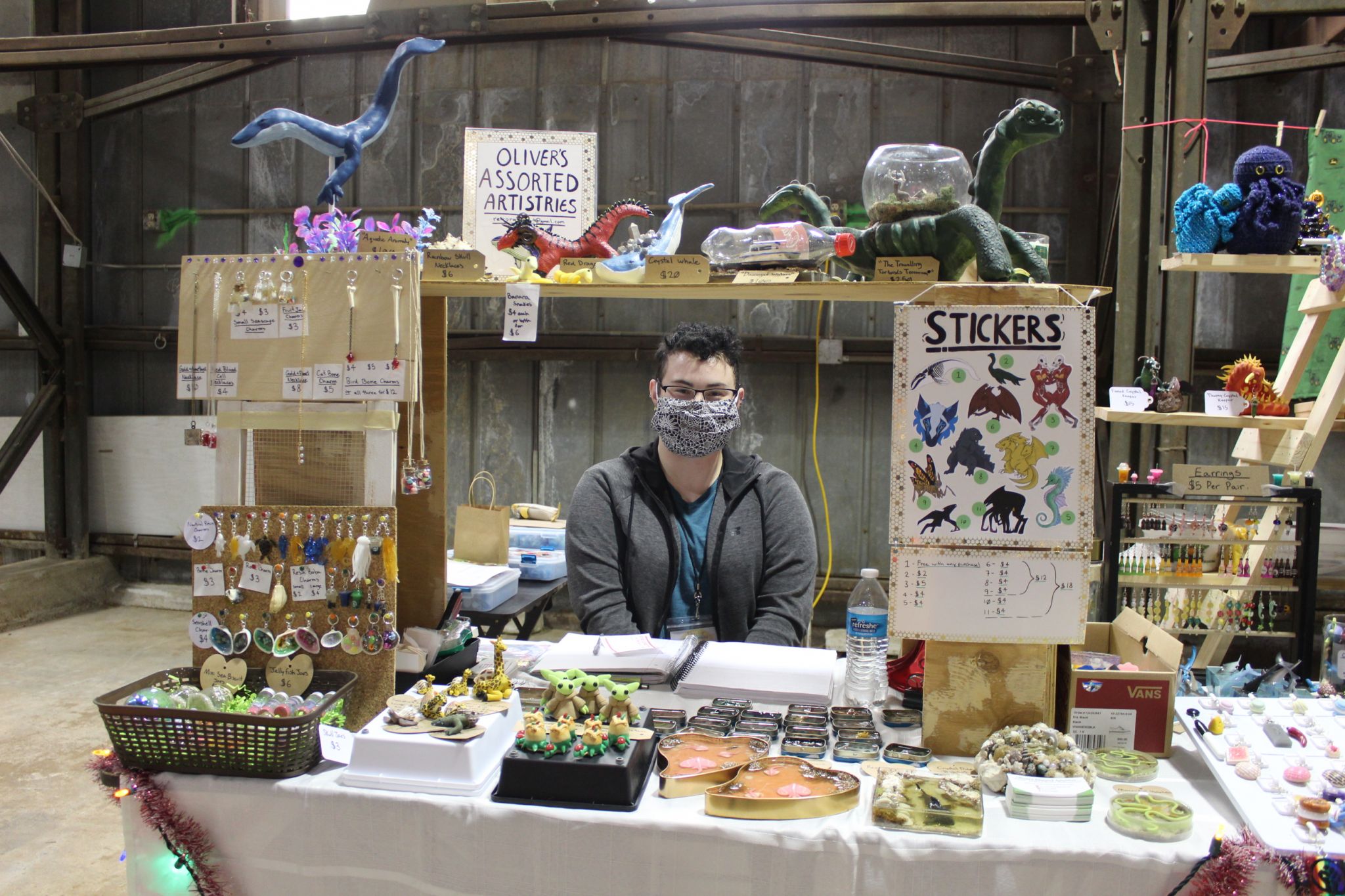 Vendors showcase handcrafted wonders at local art show