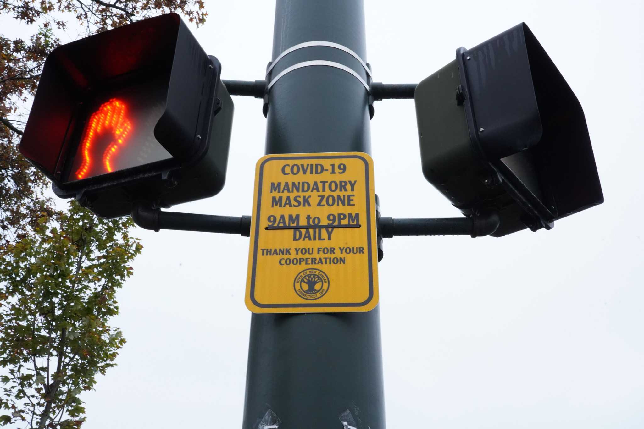 ‘Mandatory mask zone’: Signs urge pedestrians to wear face coverings in ...