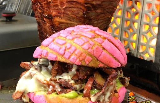 San Antonio taco truck is selling a 'Concha Trompo' torta this weekend only