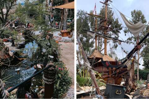 A Bay Area man built an extravagant pirate cove, right in his backyard
