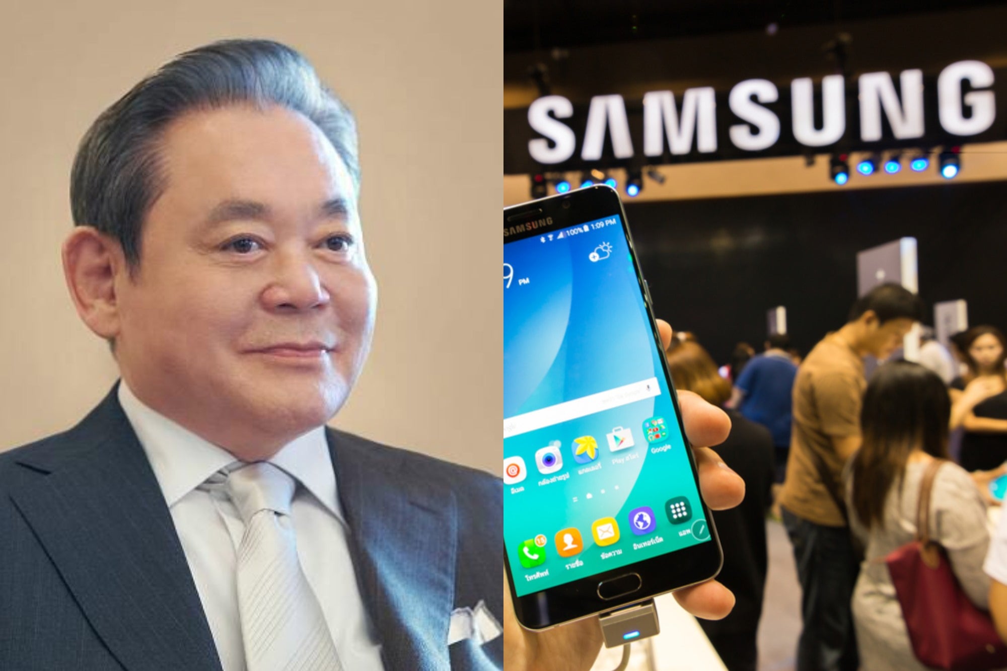 Samsung president dies at 78
