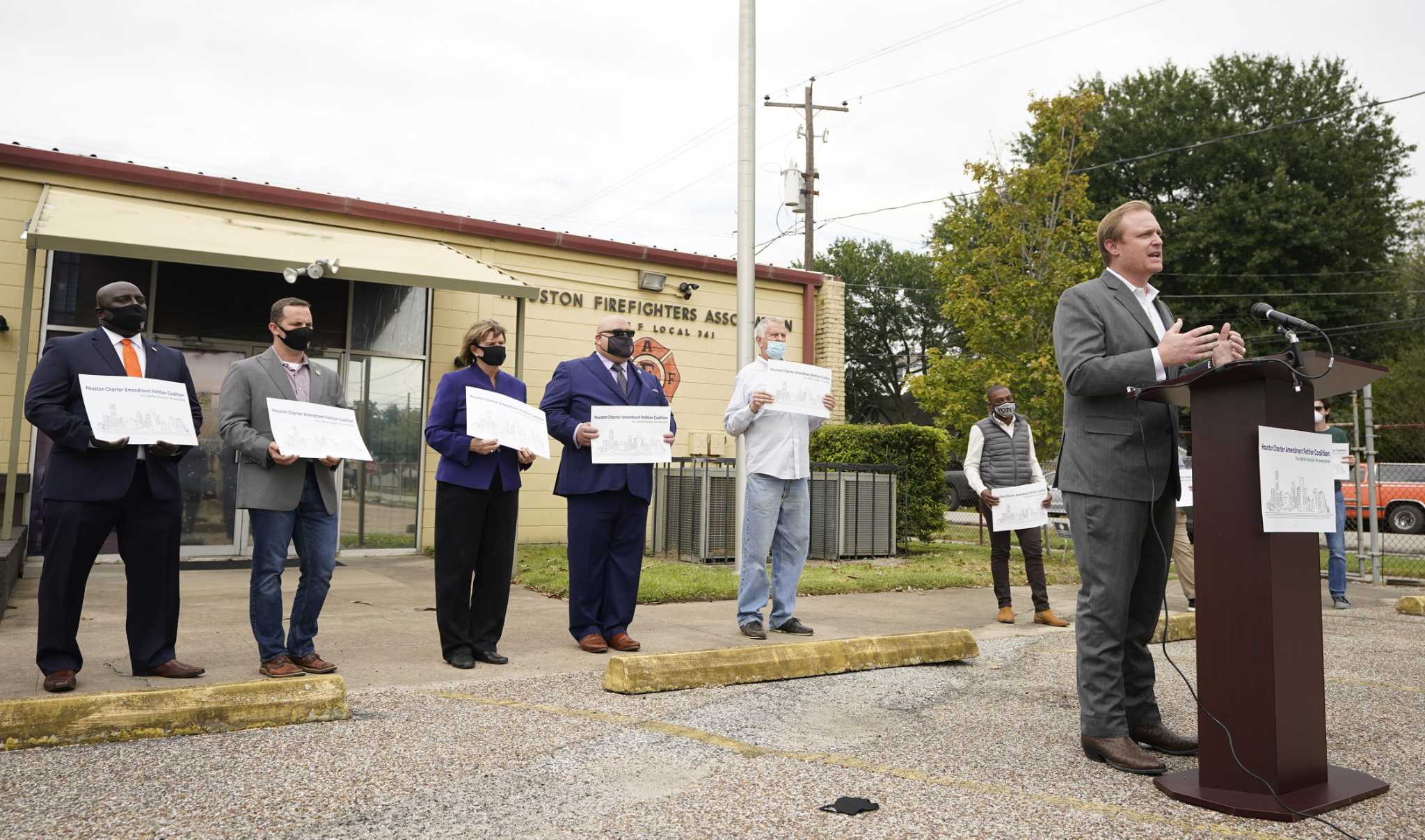 Houston fire union, coalition launch charter amendment campaign to give ...