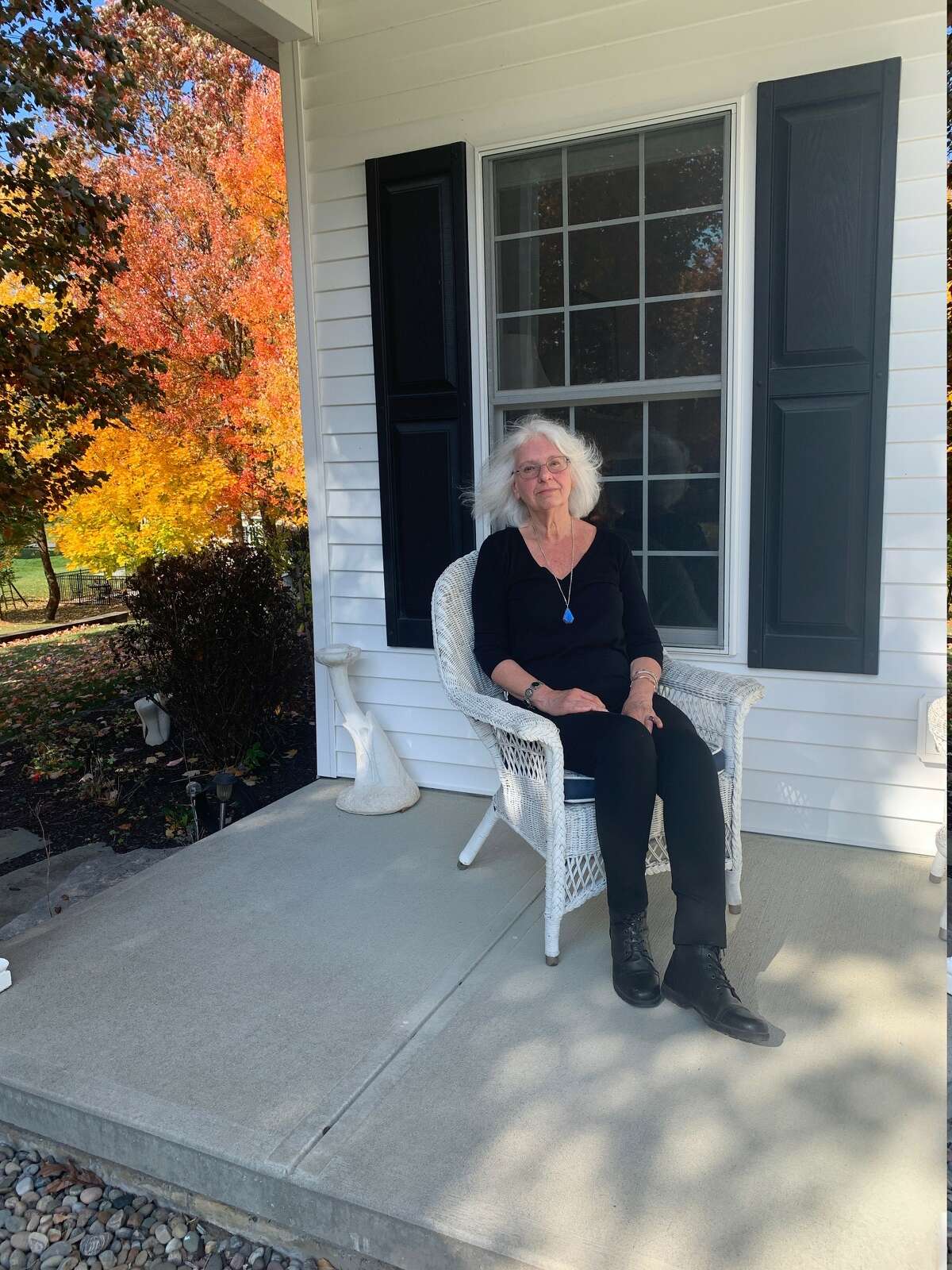 Sculptor Bacon creates by following the lines