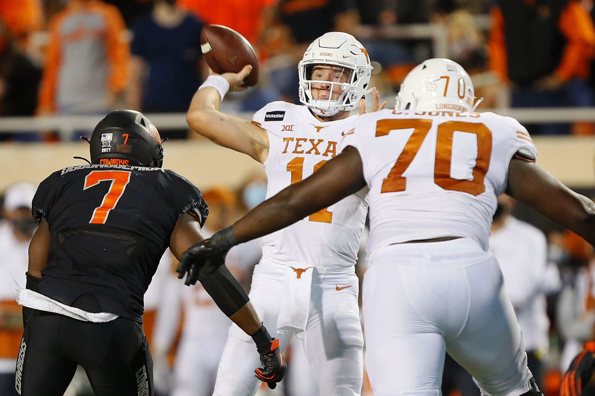 How Texas QB Sam Ehlinger has tried to master the chaos of OT