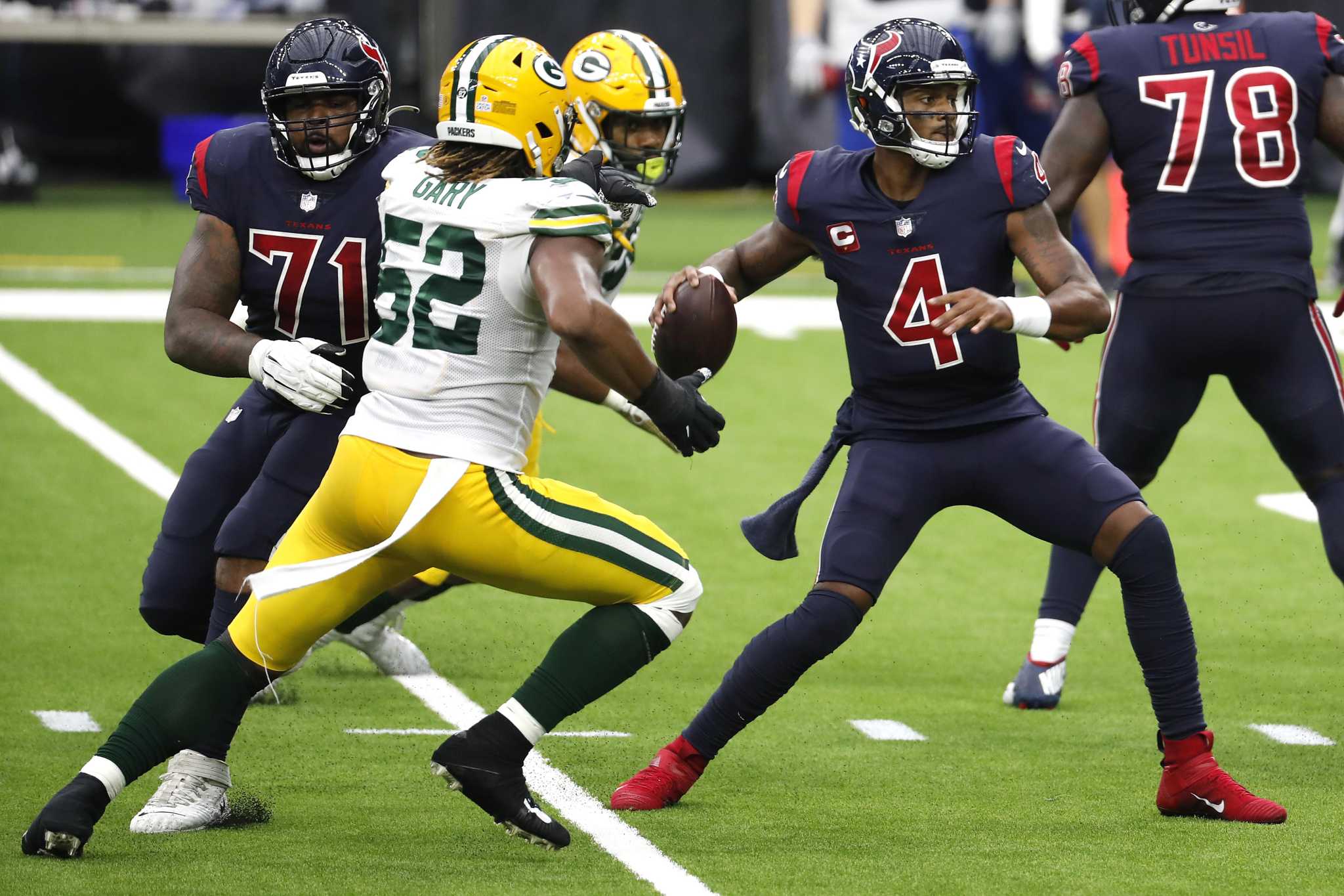 The line on Texans: Offensive front has regressed