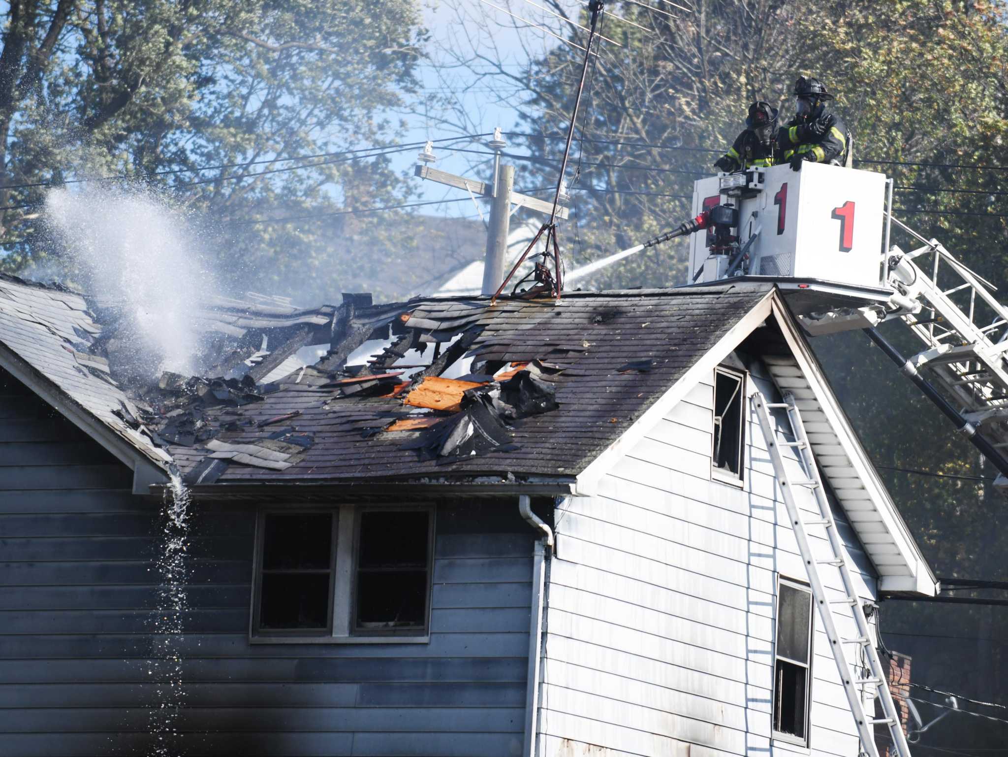 One person badly injured as fire destroys home in Byram section of ...