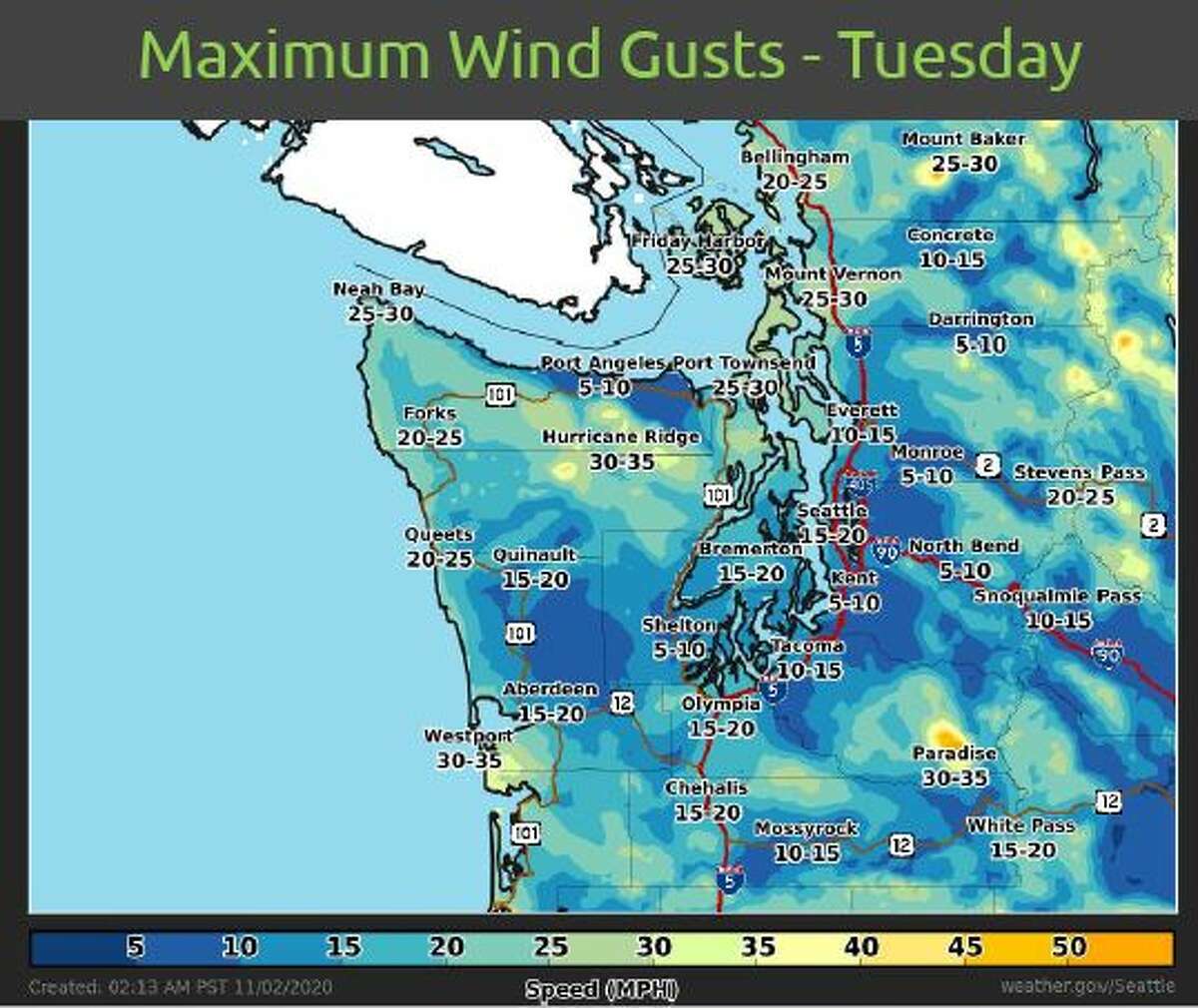 Rain and wind on the way as 3 storm systems roll through Seattle this week