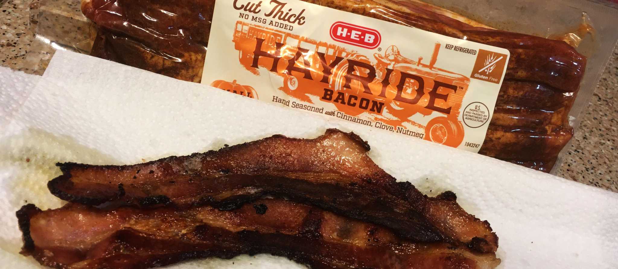 Fall flavors sizzle in Hayride Bacon from H-E-B, a small-batch product ...