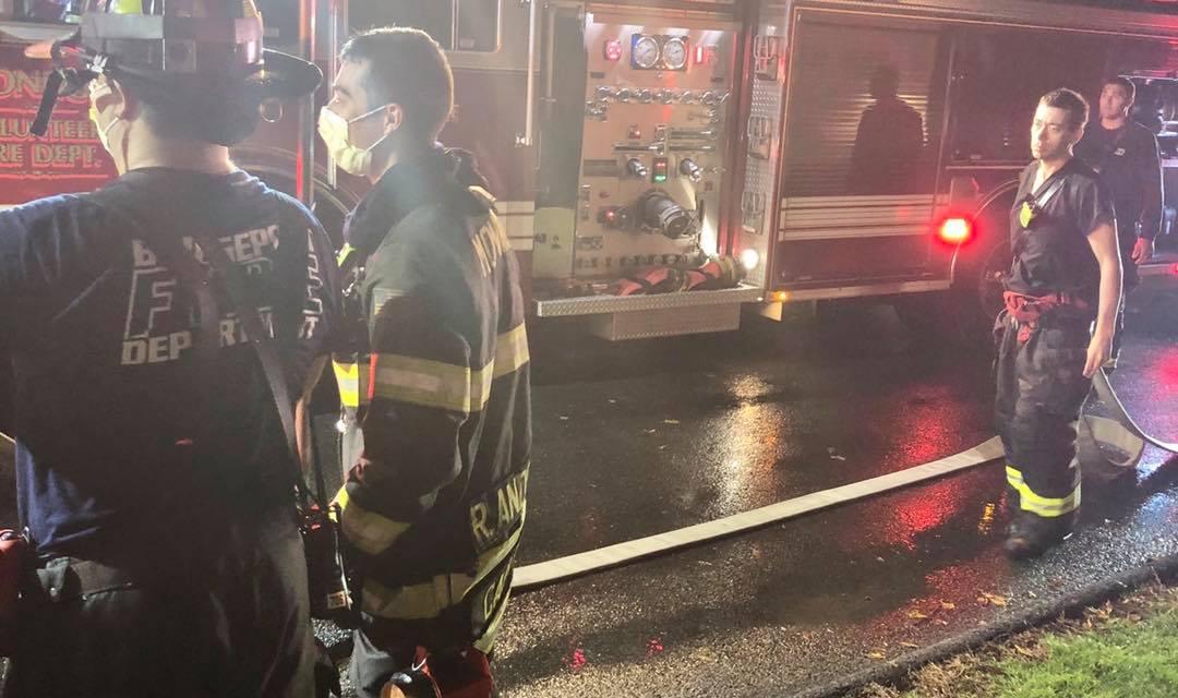Officials: Firefighters ‘narrowly’ escape injury in Monroe fire