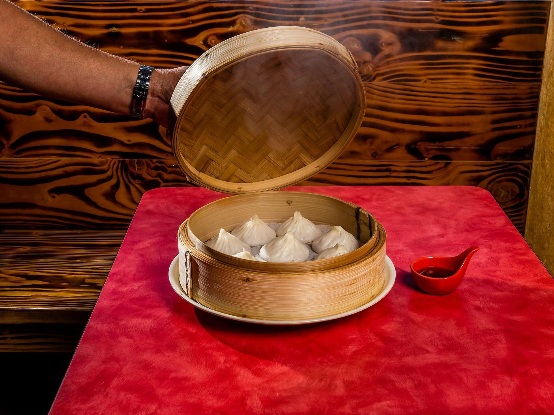 Dumpling Home’s luscious soup dumplings are worth leaving the house to eat