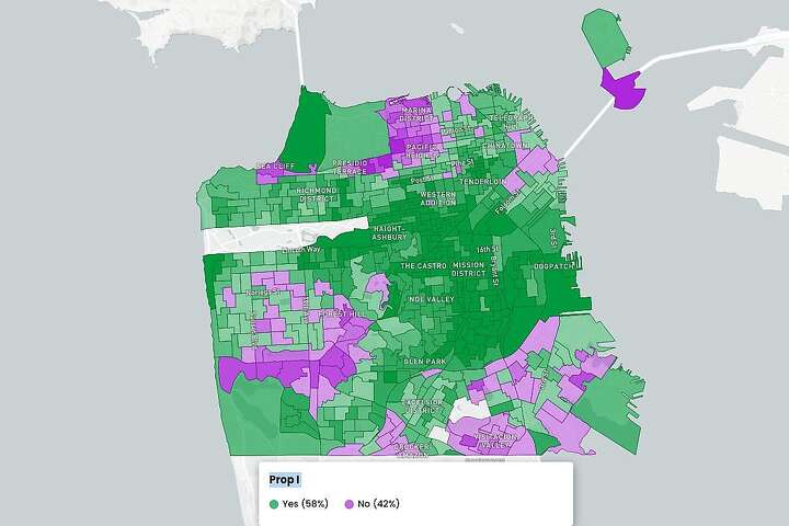 These maps show how San Francisco’s progressive voting varies by ...