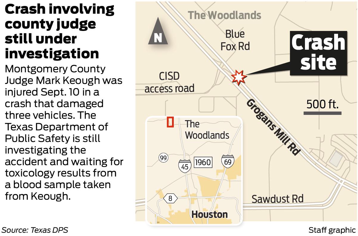 DPS still investigating crash involving Montgomery County Judge Mark Keough