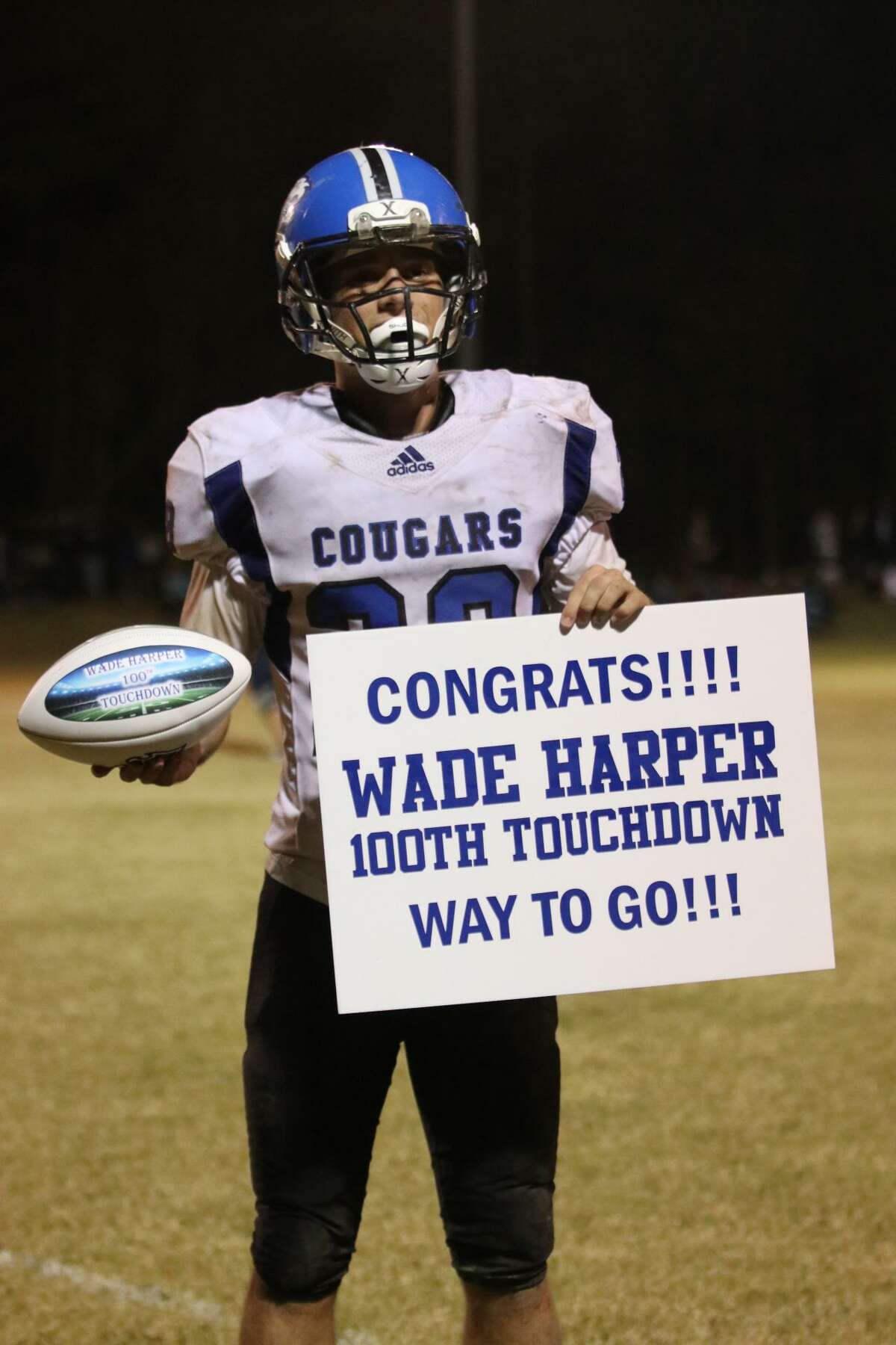 FOOTBALL: Splendora clinches playoffs; Harper reaches 100 touchdowns