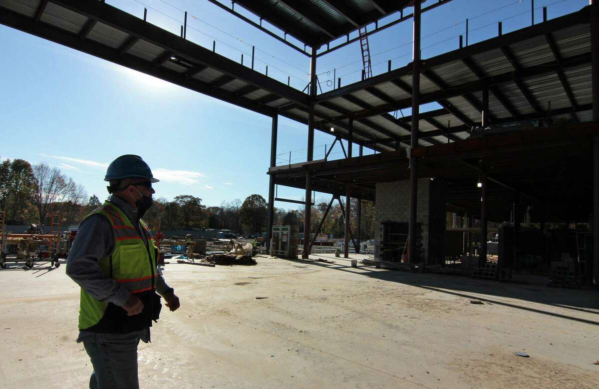 Down with the old, up with the new as workers build a new Platt Tech HS ...