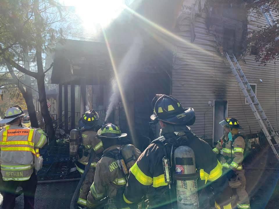 Fire department: 2 hurt, 16 displaced in Danbury blaze