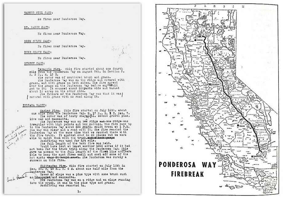 An 800-mile firebreak once protected California’s forests from flames ...