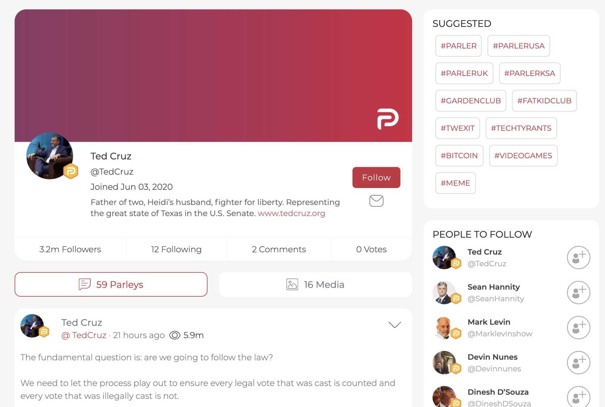 5 things to know about Parler, the right-wing-friendly social network