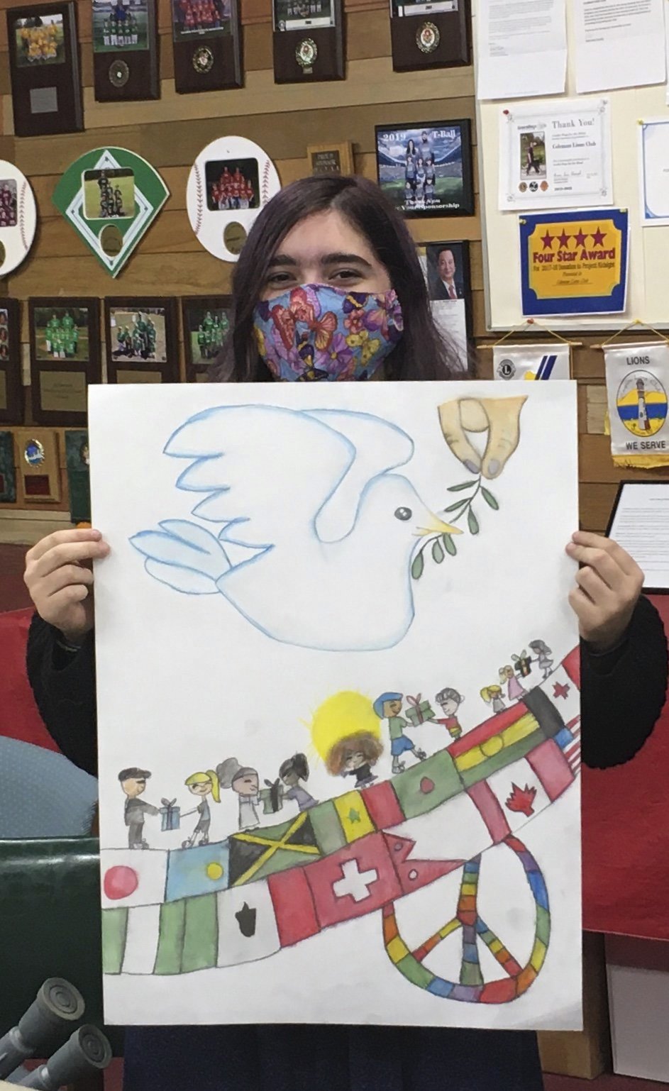 Coleman student wins Lions Club poster contest