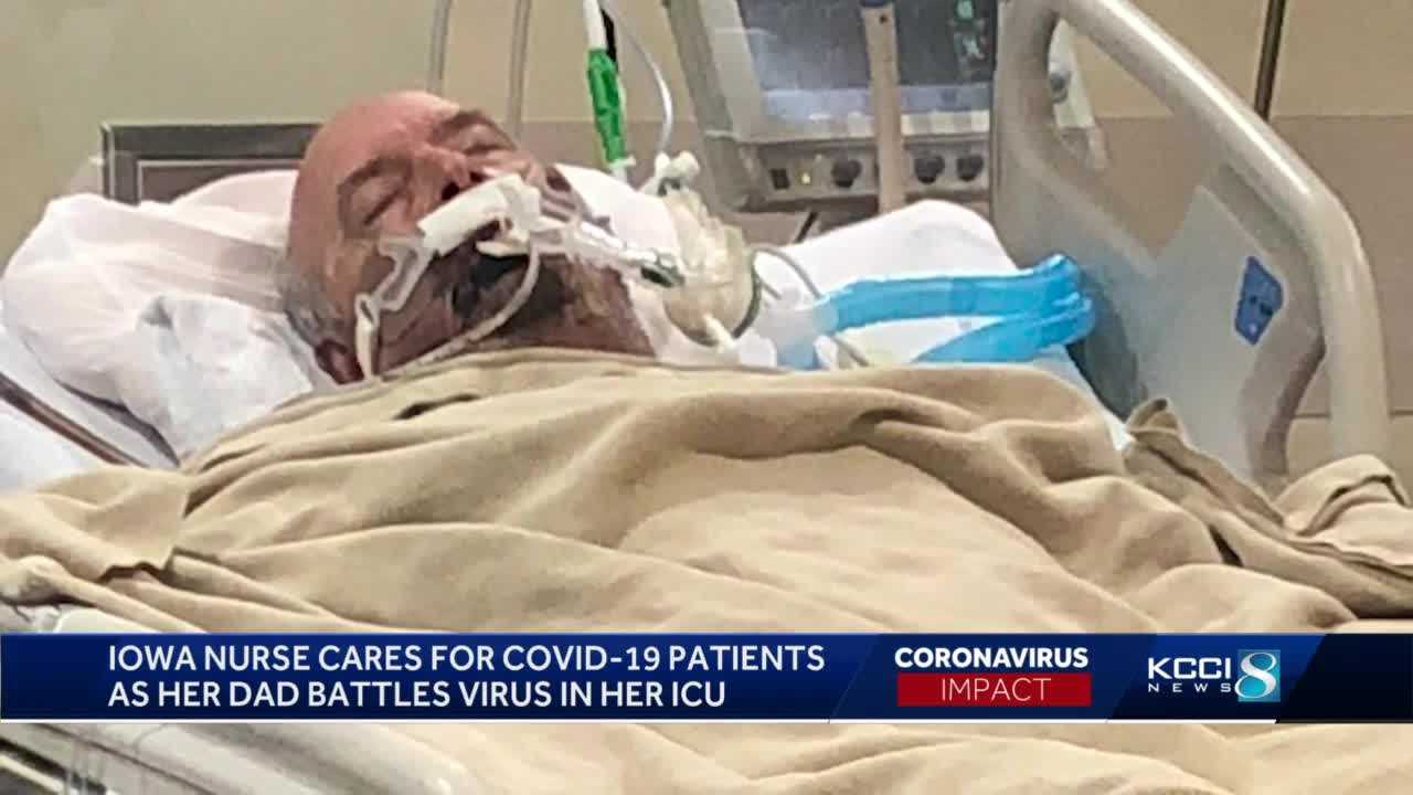 A nurse watched her father fight COVID-19 in her ICU