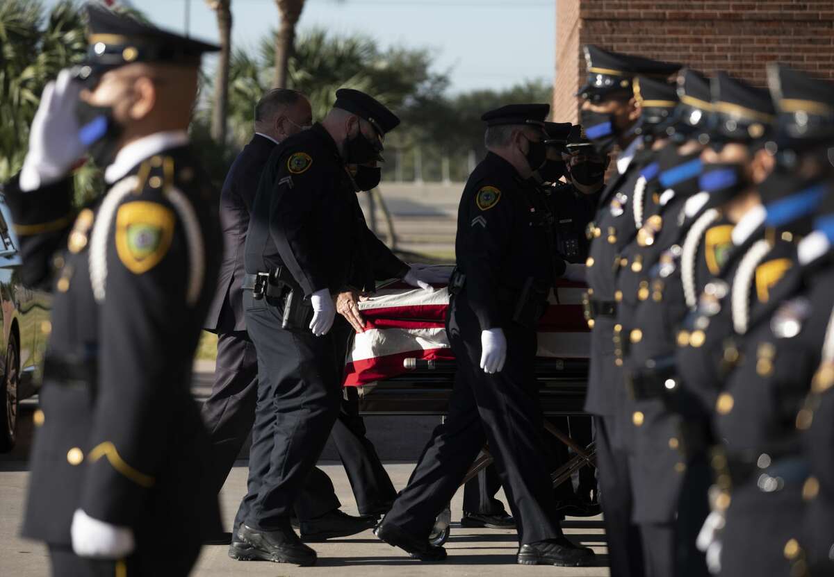 Funeral services held for slain Houston police Sgt. Sean Rios