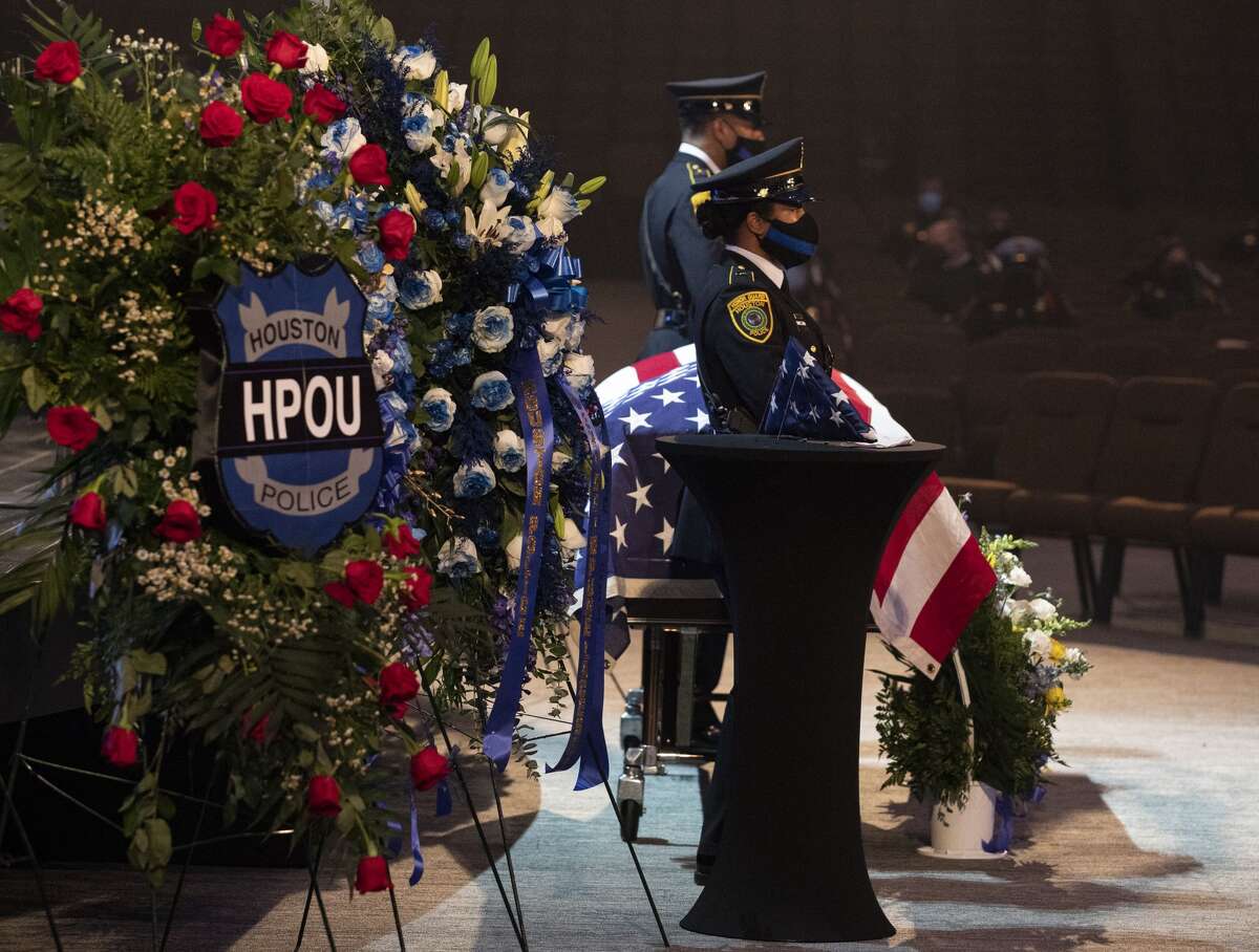 Funeral services held for slain Houston police Sgt. Sean Rios